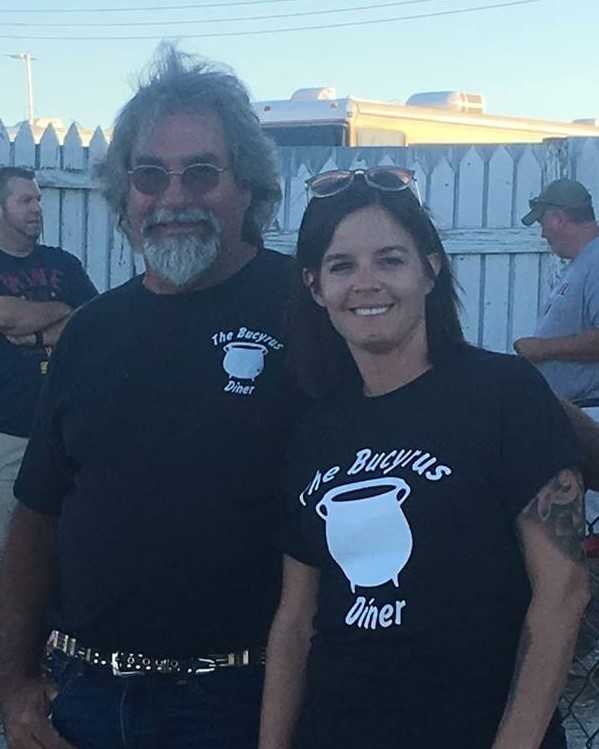 Kim Stamper (left) stands with the late Donnie Schifer, former owner of ...