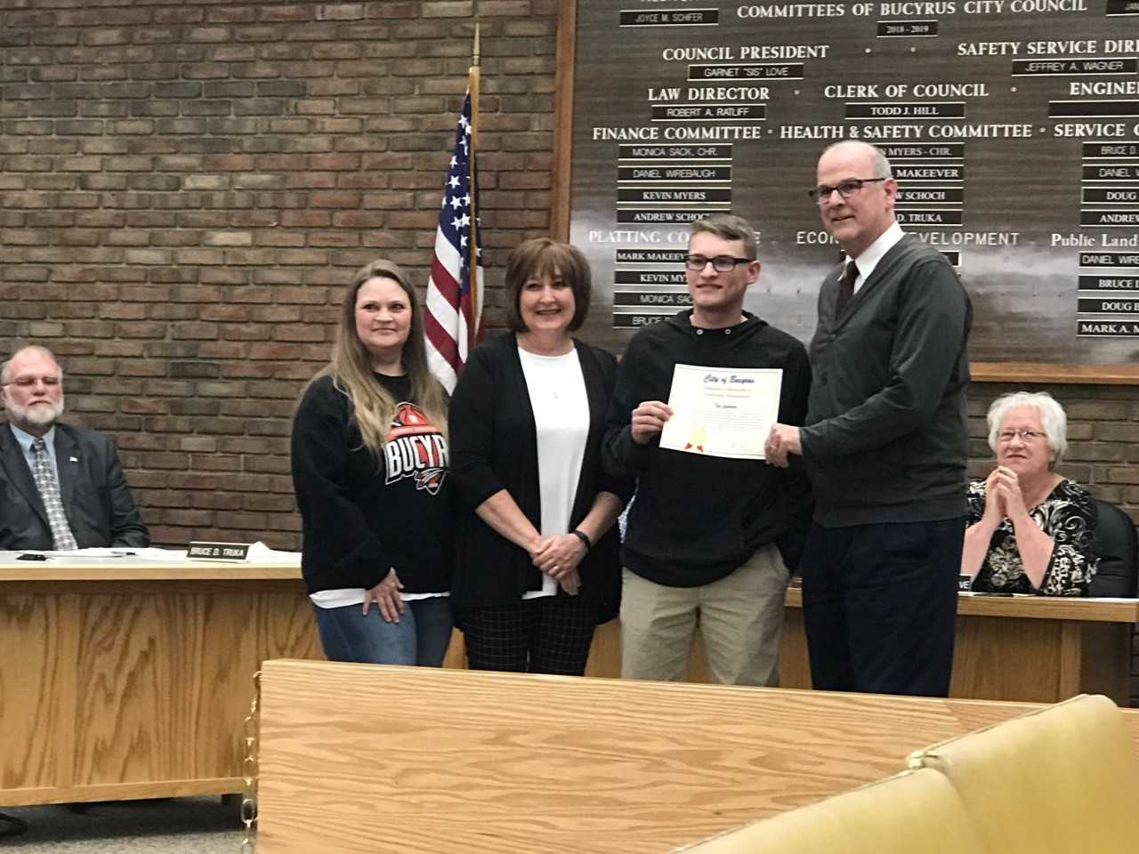 Council recognizes bowler, hears PD report - Crawford County Now