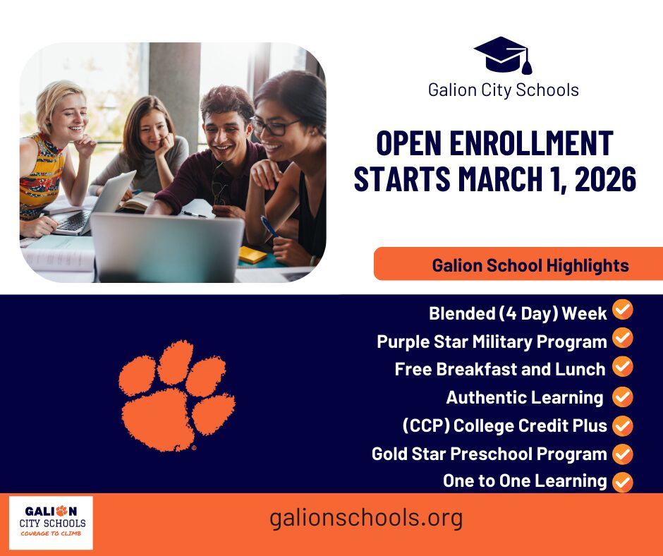 Galion City Schools Open 2026-2027 Enrollment and Early Childhood ...
