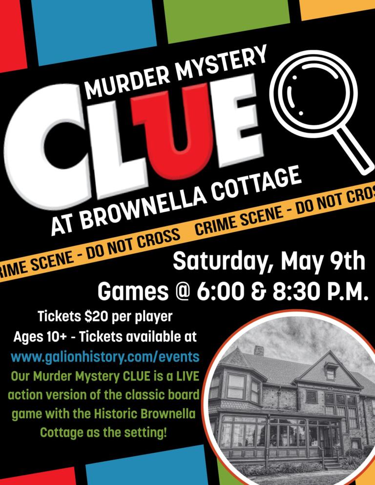 Murder Mystery CLUE experience comes to Brownella Cottage - Crawford ...